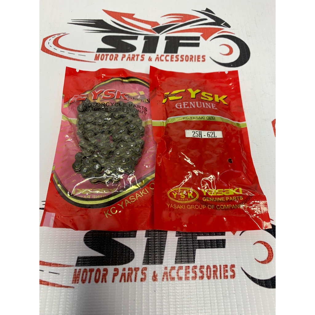 SIF STARTER CHAIN 25H-62L XRM110 / WAVE 100 / C100 (YSK) | Shopee ...