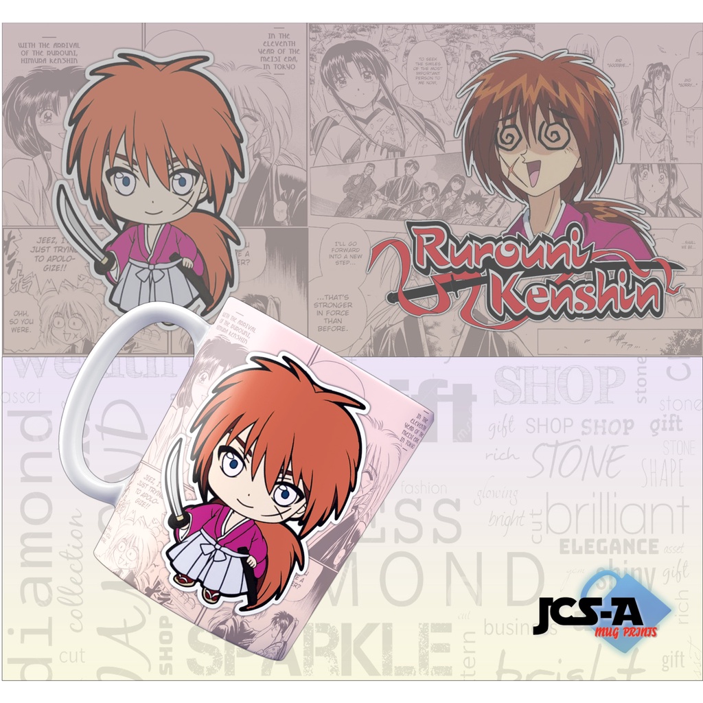 JCS_ Samurai X Anime Chibi Mugs | Shopee Philippines