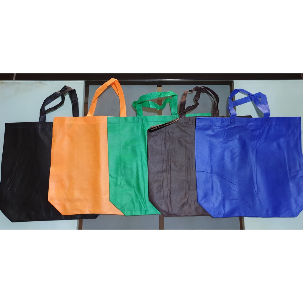 10 Pcs Tote Eco Bag Small Size Expandable Handle Non-woven Handbag ...