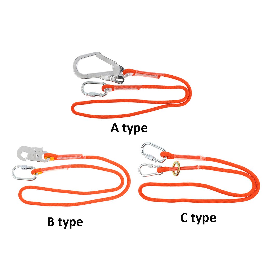 Climbing/Construction 12mm Fall Arrest Safety Lanyard with Snap Hook ...