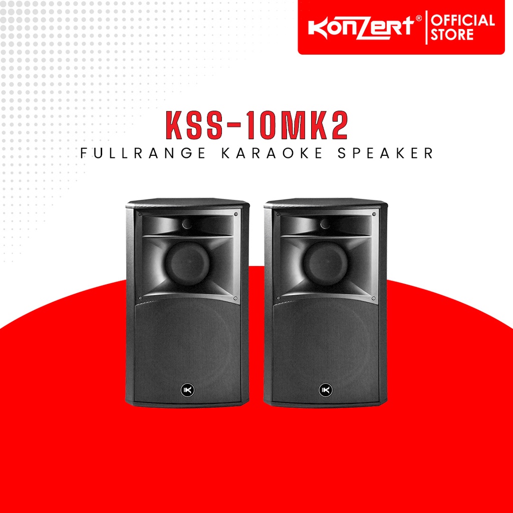 Konzert KSS-10MK2 Full Range Speaker | Shopee Philippines