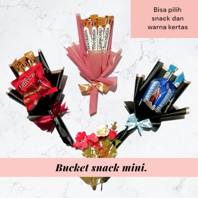 Snack bucket/souvenir bucket/birthday snack bouquet/bouquet (CUSTOMABLE ...