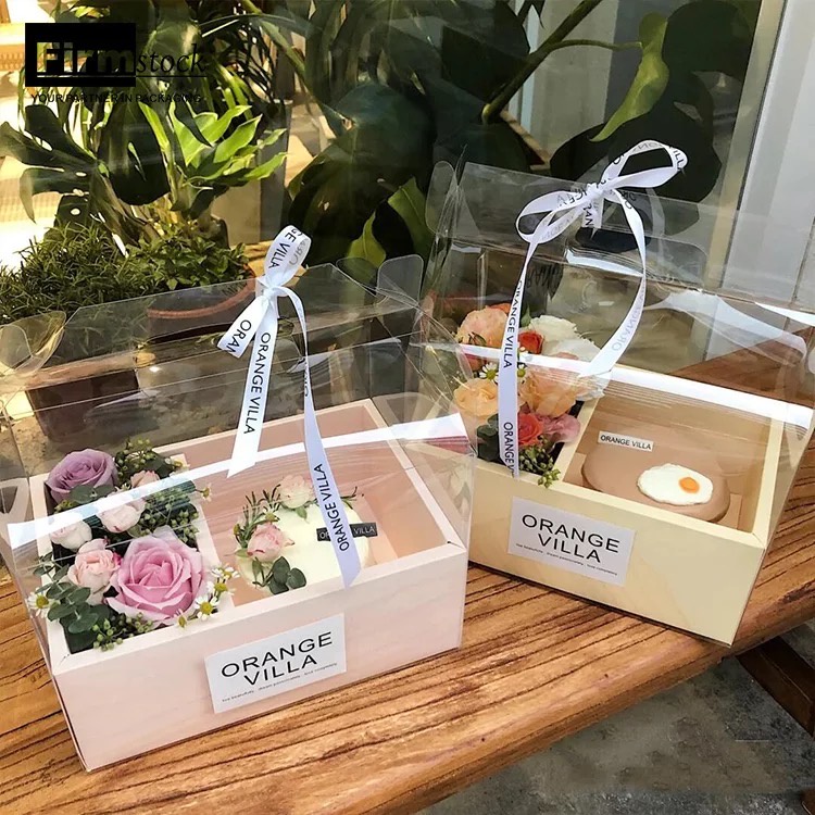5pcs Flower Cake Box / Deluxe Acetate Box for Gift Sets | Shopee ...