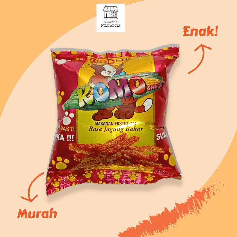 Old School Snacks - Komo Roasted Corn Flavor | Shopee Philippines