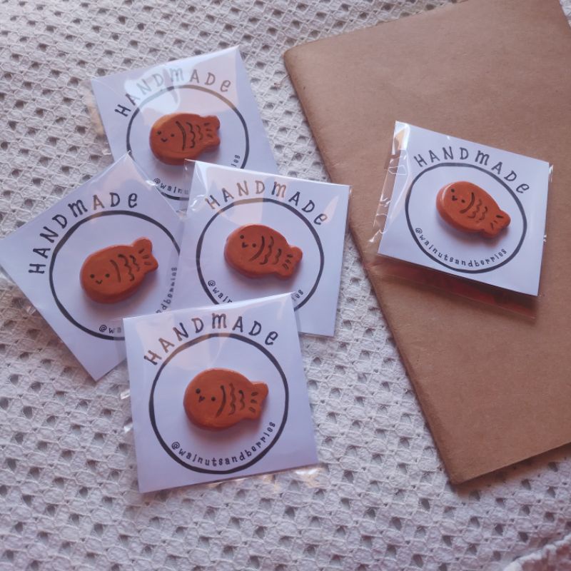 Taiyaki/Bungeoppang/Korean Fish Bread Clay Pins | Shopee Philippines