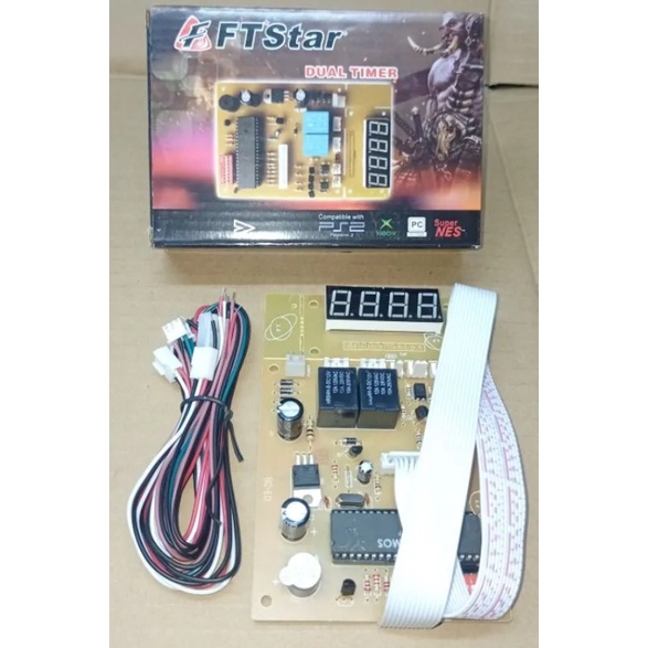 FT STAR 4 Digit Timer for Piso and Five Coin, Dual Relay For Pisonet ...