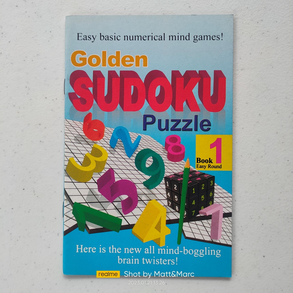 Sudoku Puzzles with answers at the back Easy Average Tough rounds ...