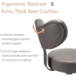 Pipersong Meditation Chair, Home Office Desk Chair, Cross Legged Chair with Lumbar Support and ...