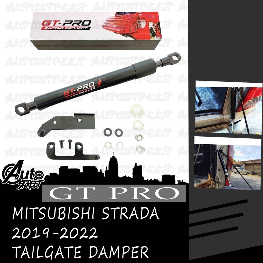 Mitsubishi Strada 2019-2022 GT-Pro Tail Gate / Tailgate Damper (Black ...