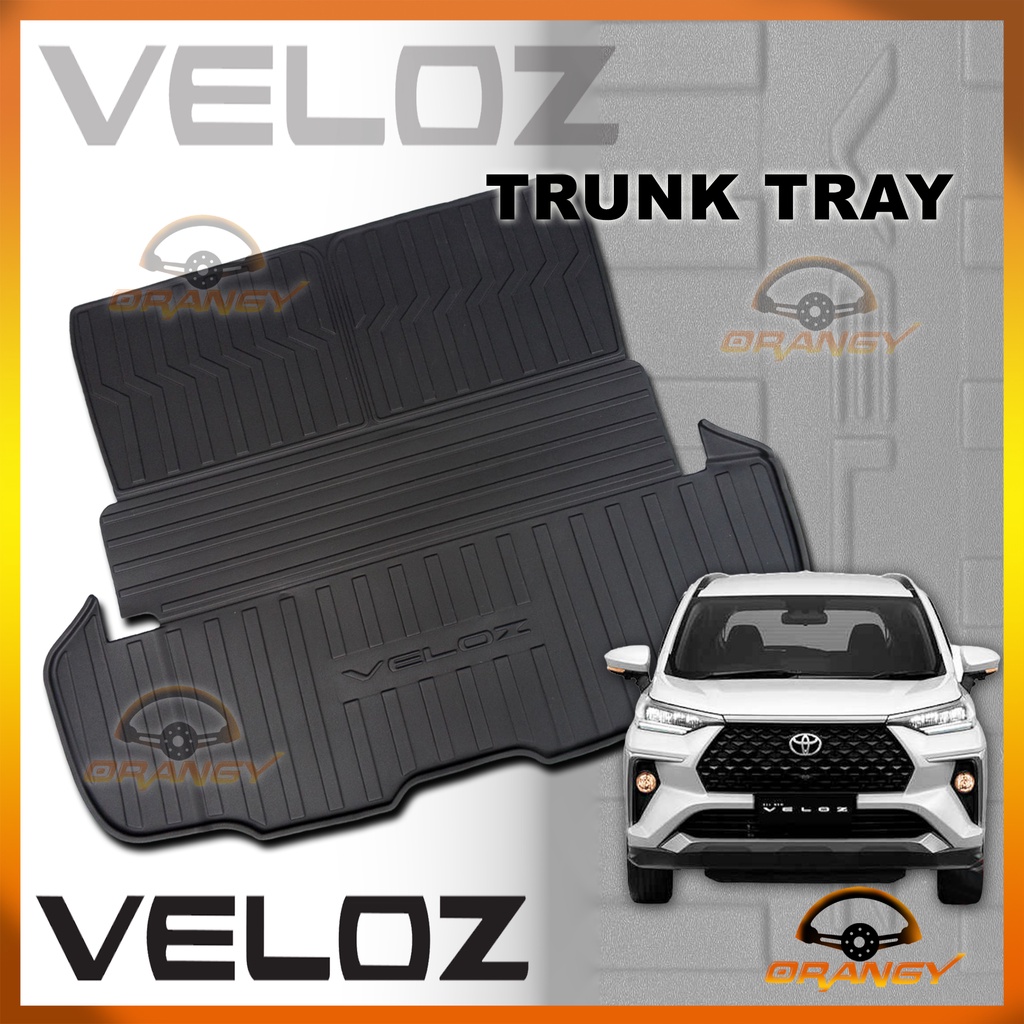 Toyota Veloz 2022 to 2025 Bendable Full Cargo Trunk Tray w/ Back Seat ...