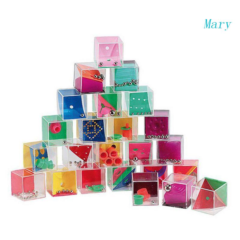 Mary Mini Cube Puzzle Box Set Brain Game Maze Puzzle Box 3D Maze Brain ...