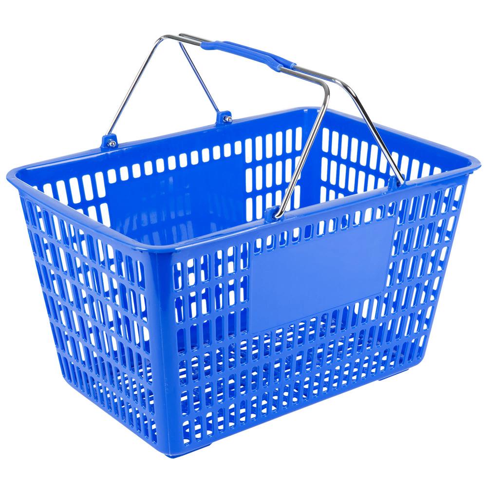 Heavy Duty Grocery Basket with color handle grip (Set of Package ...