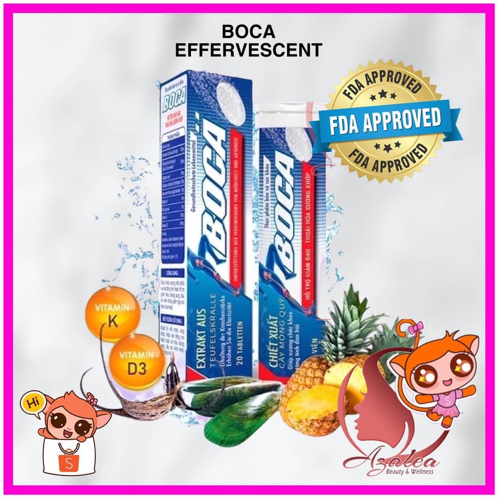 BOCA Effervescent tablets Reduce OSTEOARTHRITIS | Shopee Philippines