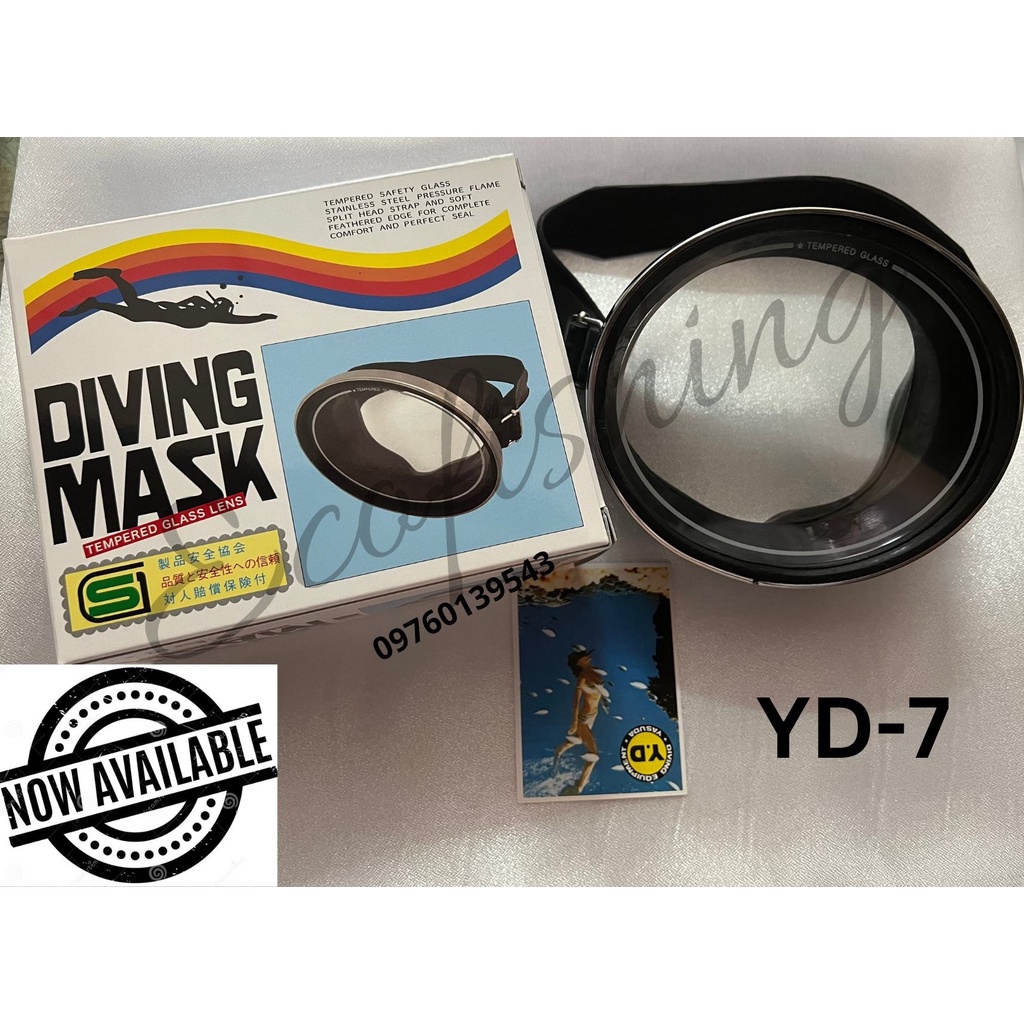 Diving Mask | Made in Japan | Tempered Glass | YASUDA Brand | Heavy ...