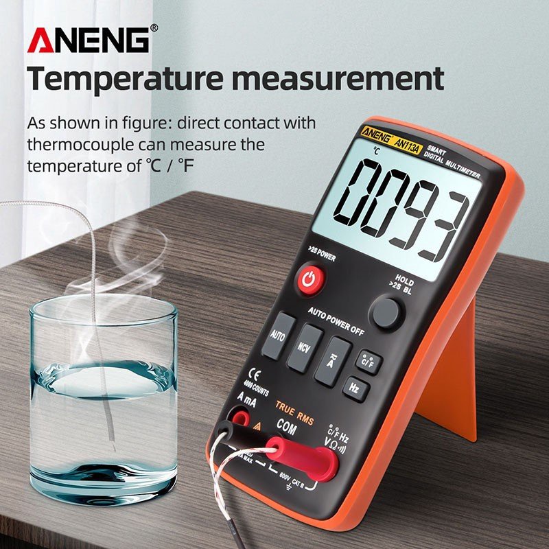 ANENG AN113A Intelligent Automatic Measurement Digital Multimeter ...