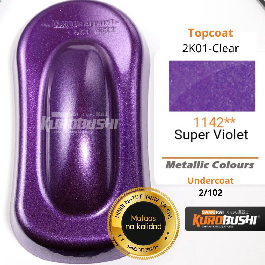 SAMURAI 64/1142 Super Violet Metallic 400 ml (use 2/102 or 3/124 as ...