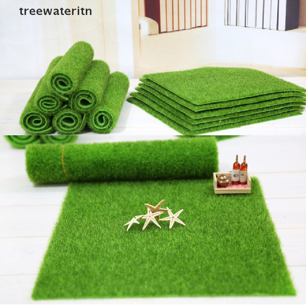 ritn 15cm Grass Mat Green Artificial Lawns Turf Carpets Fake Sod Garden ...