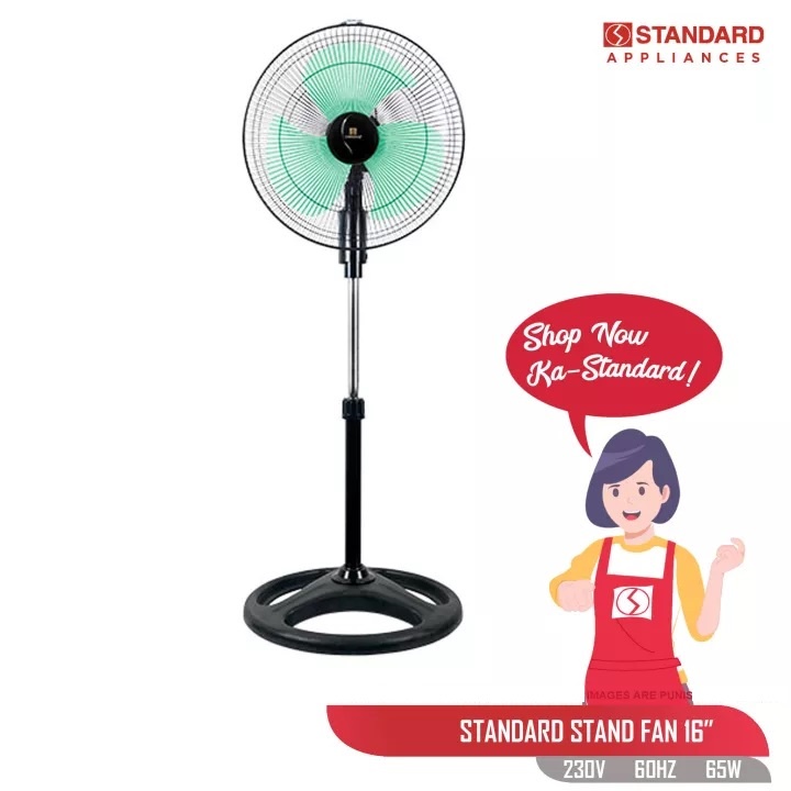 Standard Stand Fan SSM-16 / STS-16C | 16" Plastic Blade Stand Fan SSM16 ...