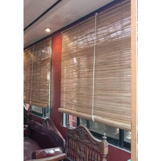BURI BLINDS / NATIVE BURI CURTAIN / 5X10 FT 5X 9 , 5X 8FT , 5X7FT 5X6FT ...