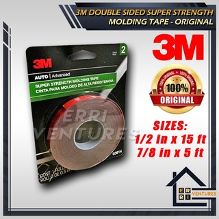 3M Double Sided Super Strength Molding Tape - ORIGINAL | Shopee Philippines