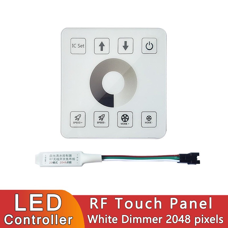 New Mini LED Magic Single Color Dimmer Controller DC12-24V with RF ...