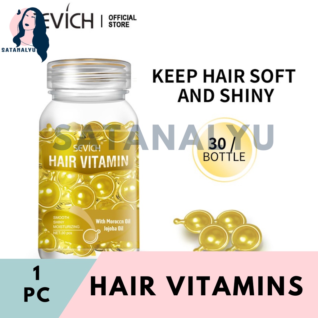 SEVICH Hair Vitamin Repair Damaged Hair Essence 30 Capsules | Shopee ...