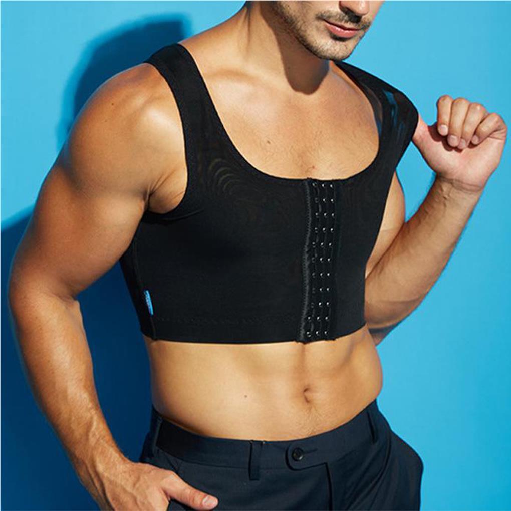 Men Chest Shape Vests Male Control Breast Gynecomastia Professional ...