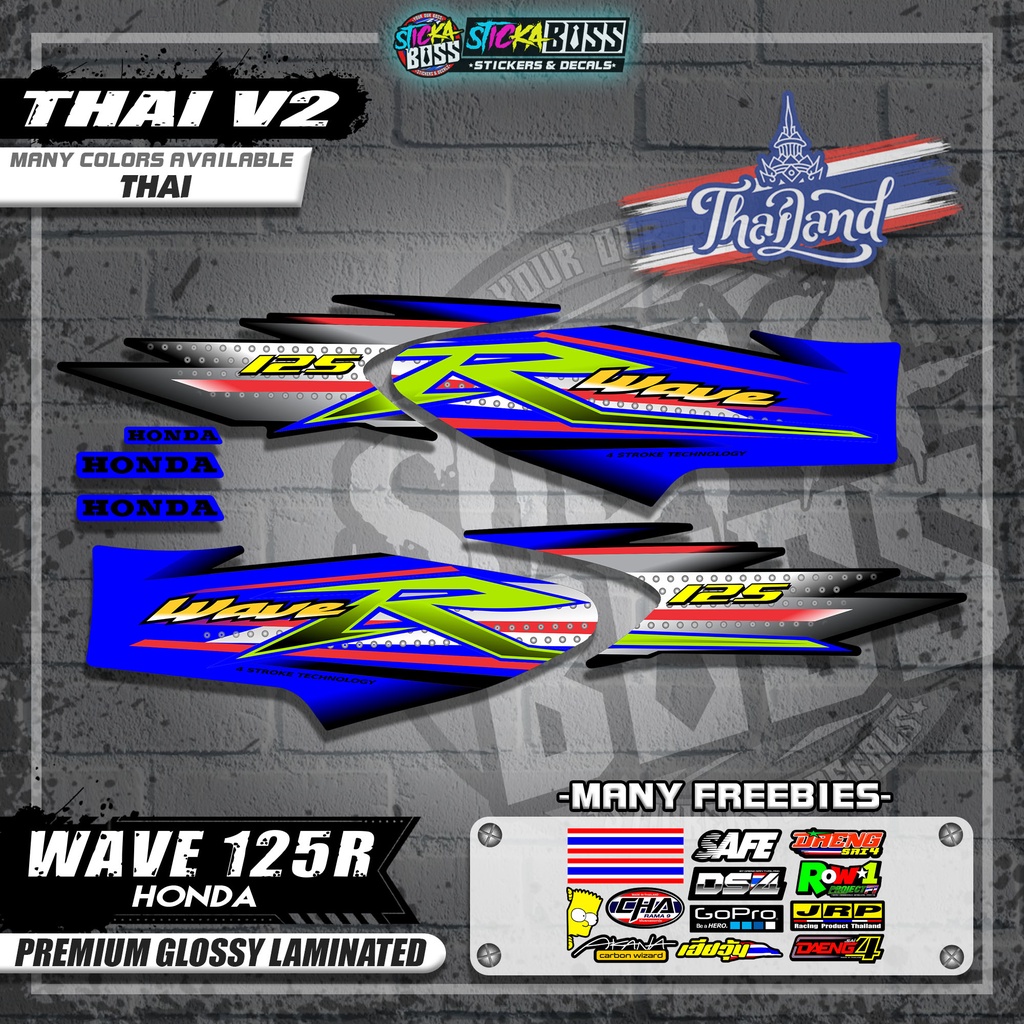 HONDA WAVE 125 R ( THAI V2 ) 【WITH FREEBIES】 | Shopee Philippines