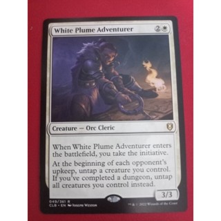MTG Magic: The Gathering - White Plume Adventurer CLB | Shopee Philippines