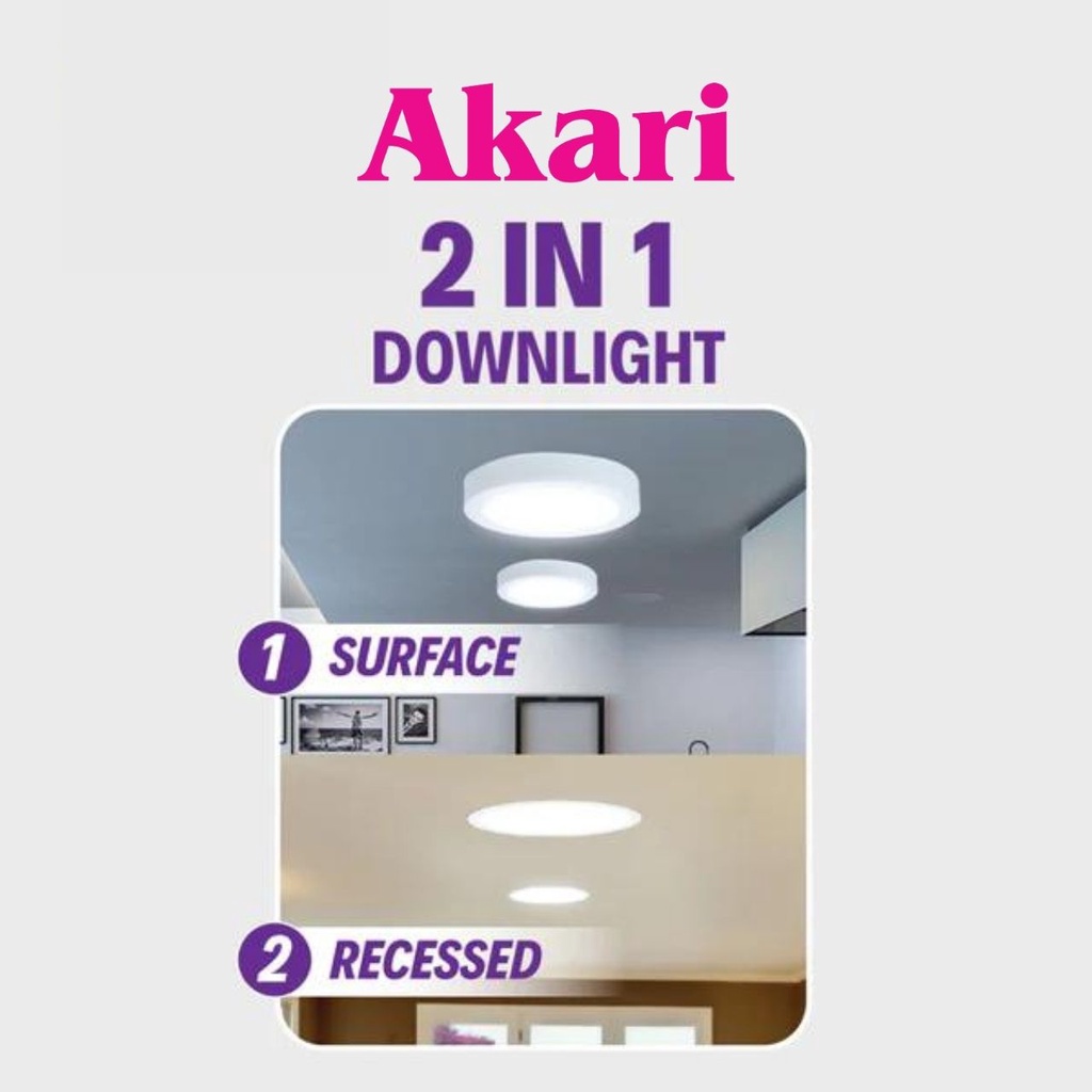 Akari LED Round Downlight Low Profile Ceiling Light 12W Spotlight Pin Lights (ADWN-FLPR12D ...