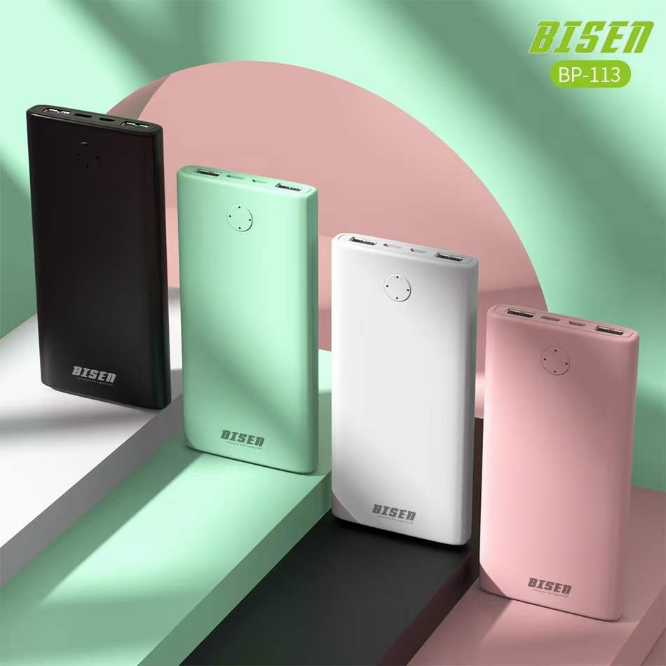 Bisen Candy Powerbank BP113 high speed 1000mah Light Weight Trend Front ...