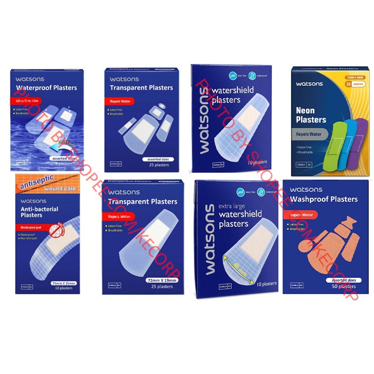 Watsons Transparent Plasters KECORP_S1 | Shopee Philippines