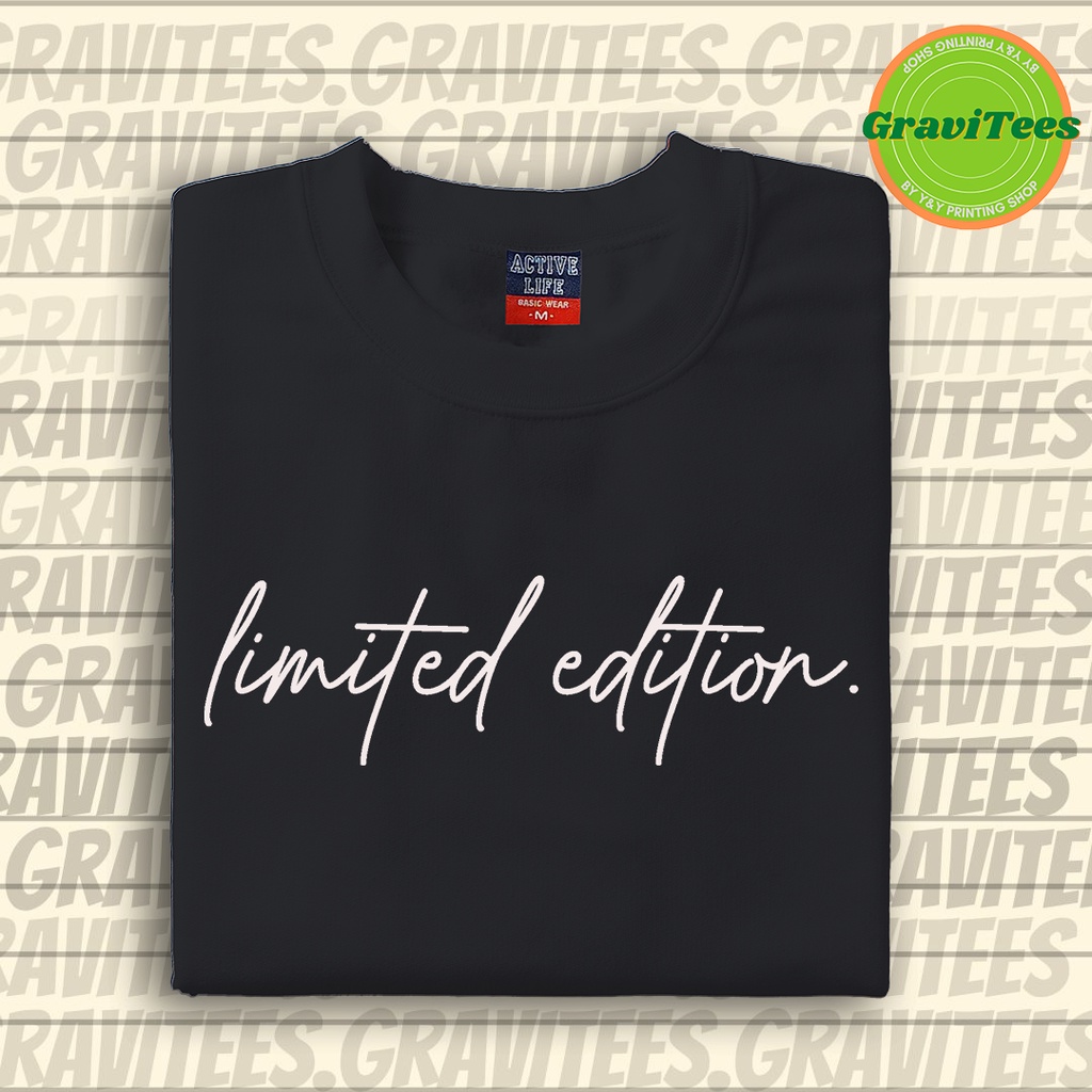 LIMITED EDITION CURSIVE Minimalist Aesthetic Statement Shirt/Tshirts ...