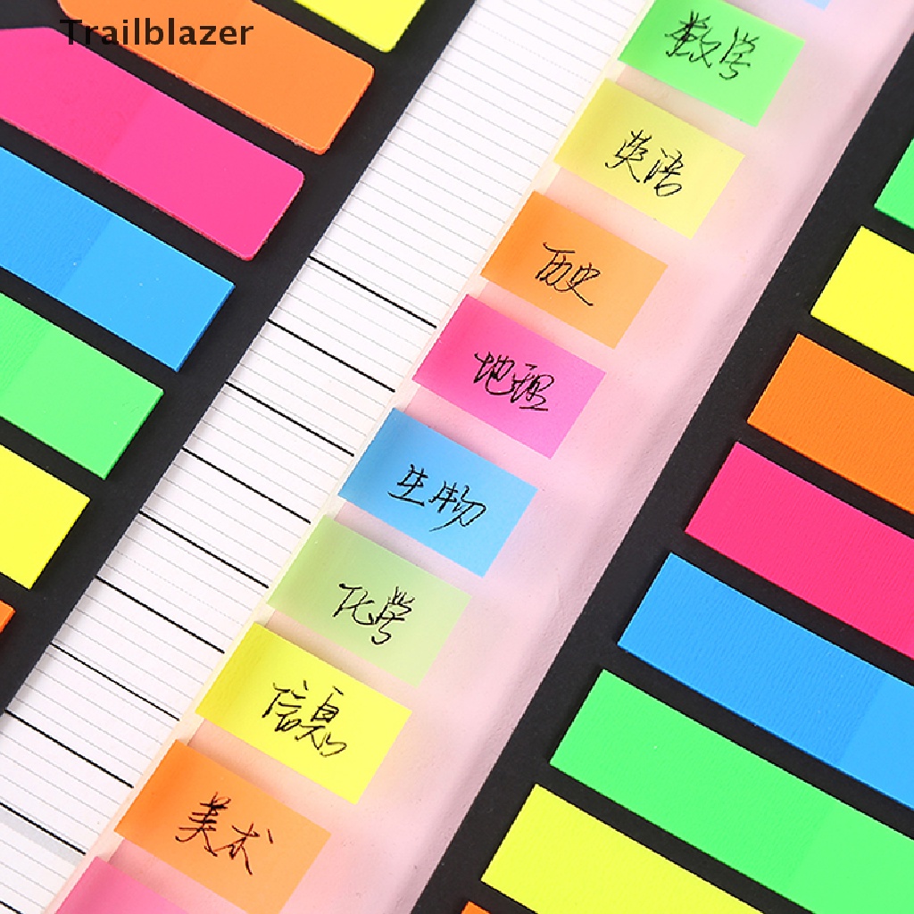 TBPH 200pcs Color Clear Index Tabs for Page Marker Stickers Office ...