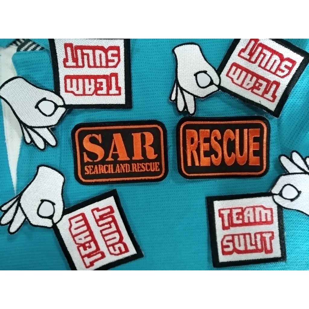 Search And Rescue SAR or RESCUE patch logo symbol emergency medic ...