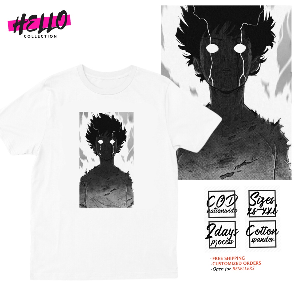 Mob Psycho 100 - Shigeo Kageyama 2 Anime Shirt hellocollectioncod ...