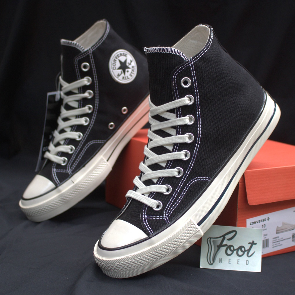 Converse All Start Chuck Taylor 70s Hight Black White Shoes 39-44 ...