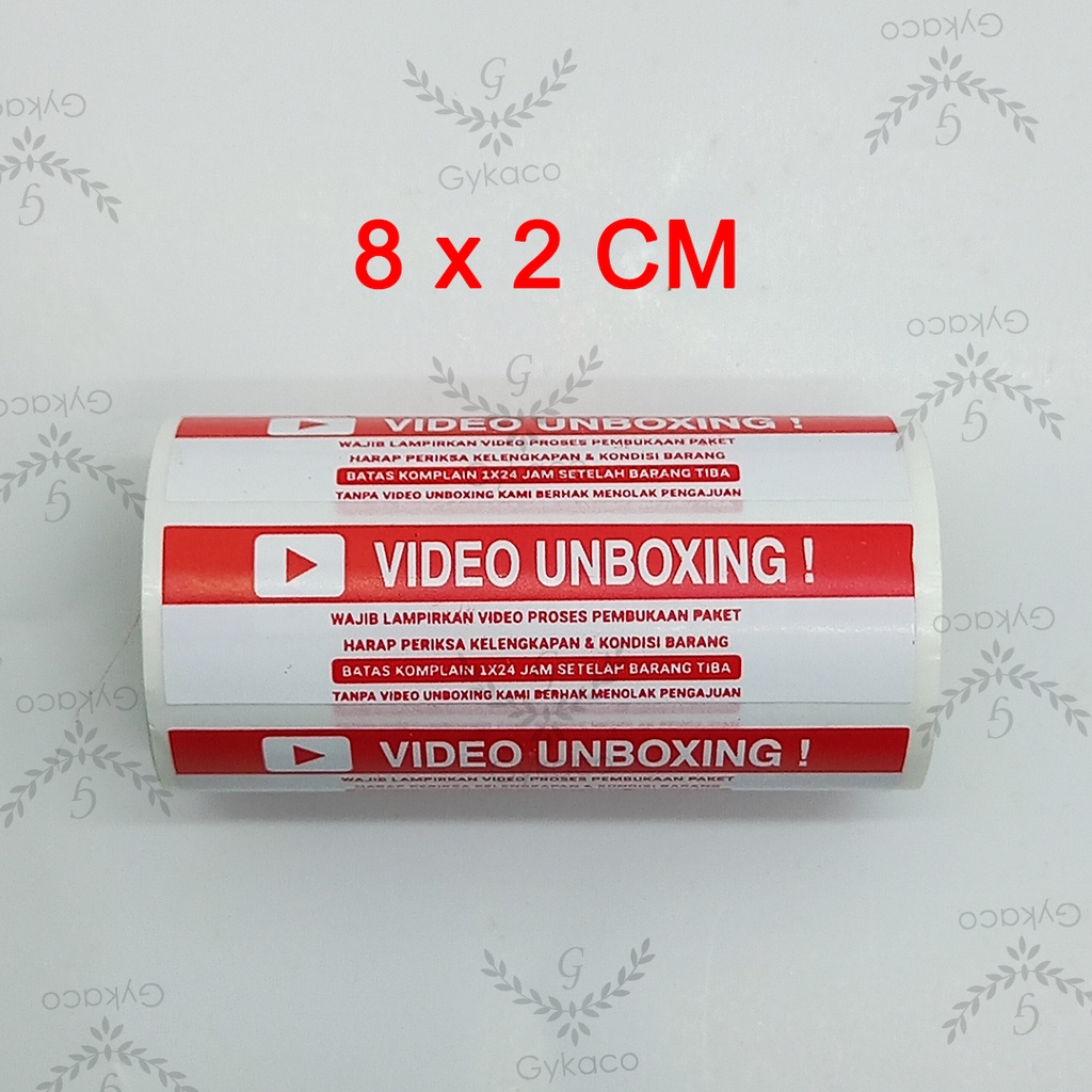 Accessories Bag Warning Sticker Unboxing Sticker Olshop Delivery Label ...