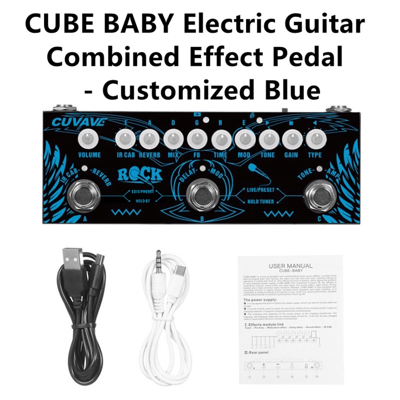 CUVAVE CUBE BABY Portable Multifunctional Electric / BASS / AC Guitar ...