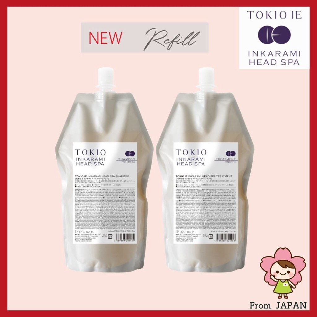 TOKIO IE Inkarami Head Spa Shampoo 700ml Treatment 700g Japan Beauty ...