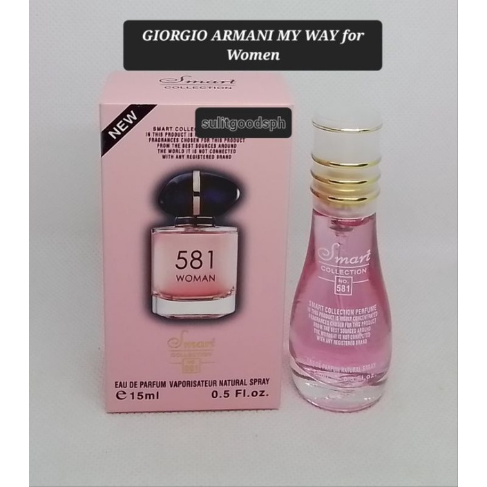 SMART COLLECTION PERFUME NO. 581 FOR WOMEN 15 ML EDP | Shopee Philippines