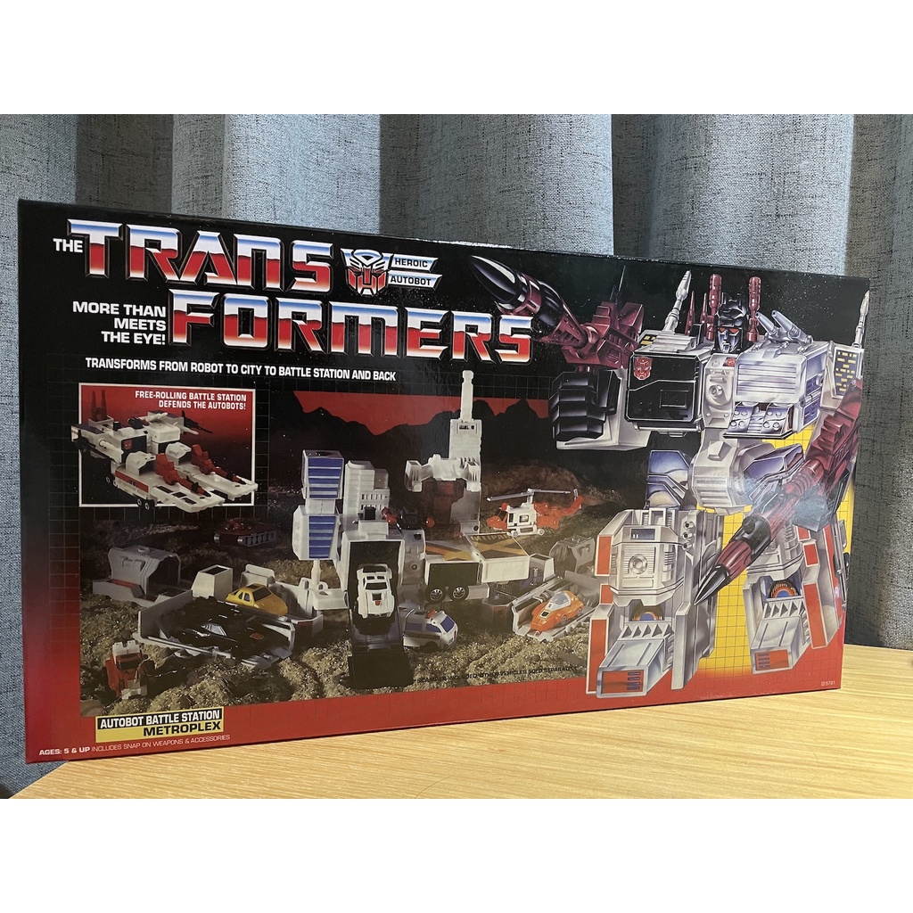 Transformers G1 Metroplex Reissue 80s Brand New Gift Box | Shopee ...