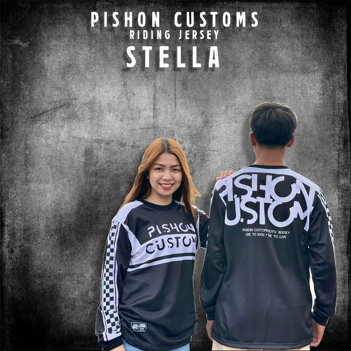 Pishon Customs Riding Jersey - STELLA | Shopee Philippines