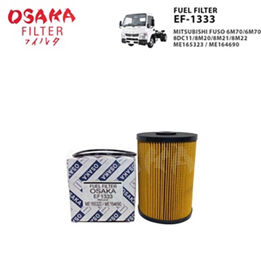 Osaka EF-1333 ME165323 / ME164690 Fuel Filter for Mitsubishi Fuso 6M70 ...