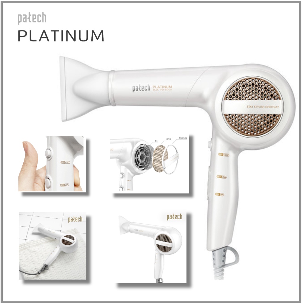 Hanil Electronics KOREA Hyper Sonic BLDC MOTOR Hair Dryer 1850w ...