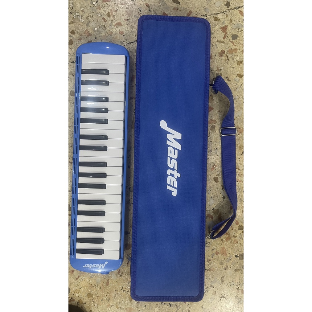 Melodica Horn 37 Keys Wind Instrument with Hard Case Blue,Pink, Red ...