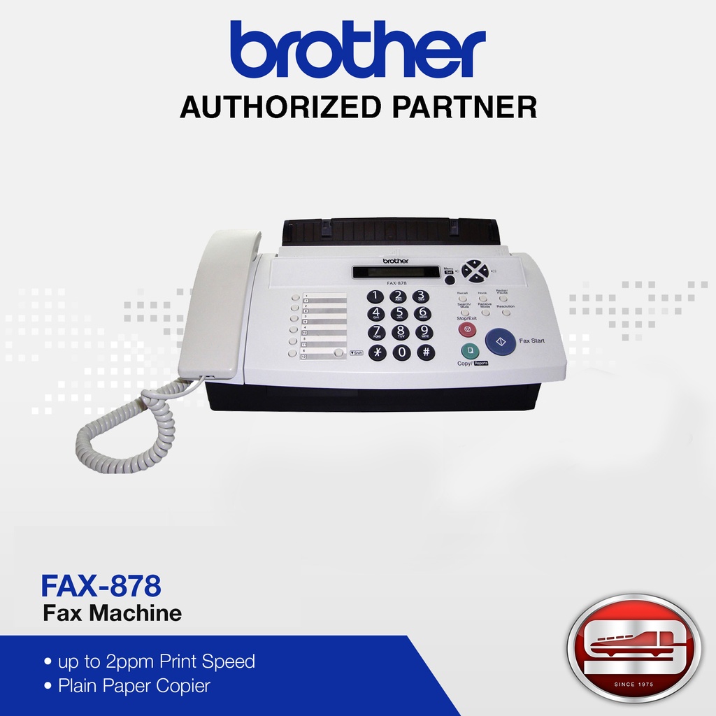 Brother FAX-878 Fax Machine | Shopee Philippines