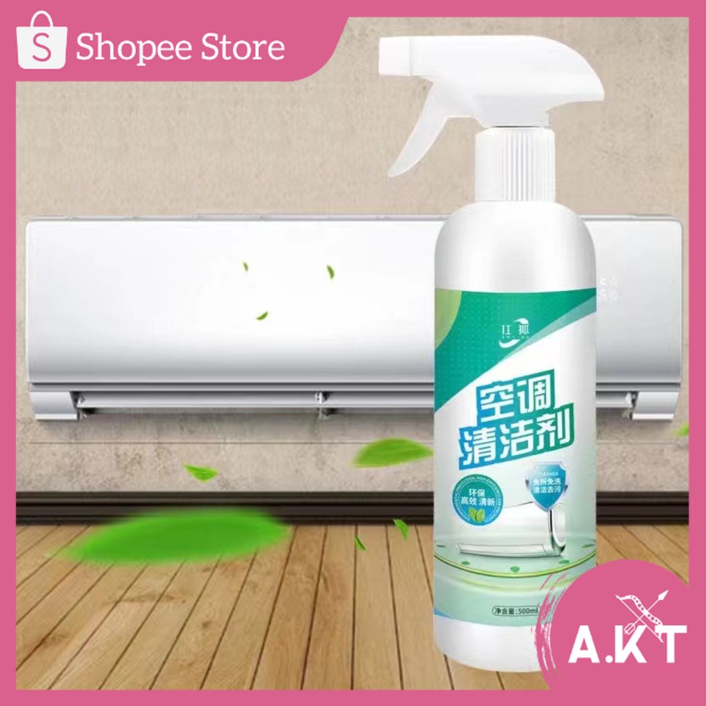 AKT 500ml Air Conditioner Cleaner Sprayer Coil Condenser Spray Dust ...