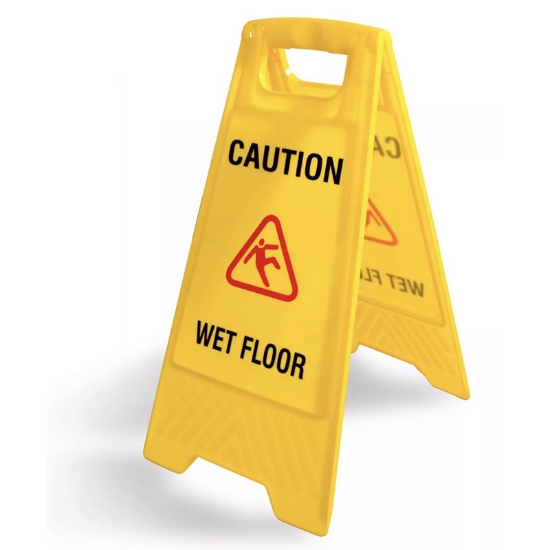 【COD】Caution Wet Floor Signage / No Parking Signage Warning Foldable ...