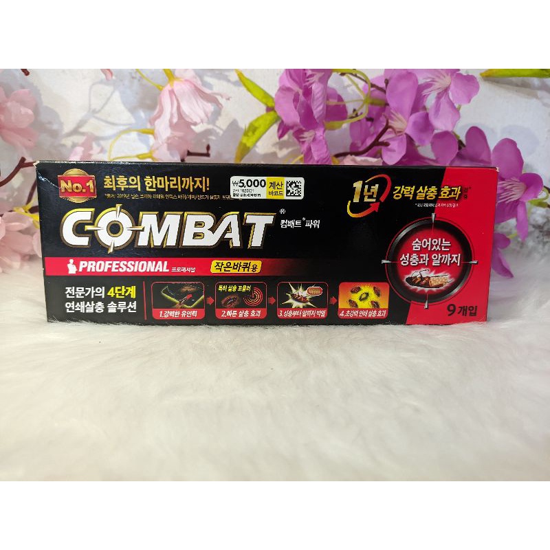 NO.1 COMBAT PROFESSIONAL INSECTICIDE SOLUTION COCKROACH BAIT 9PCS ...